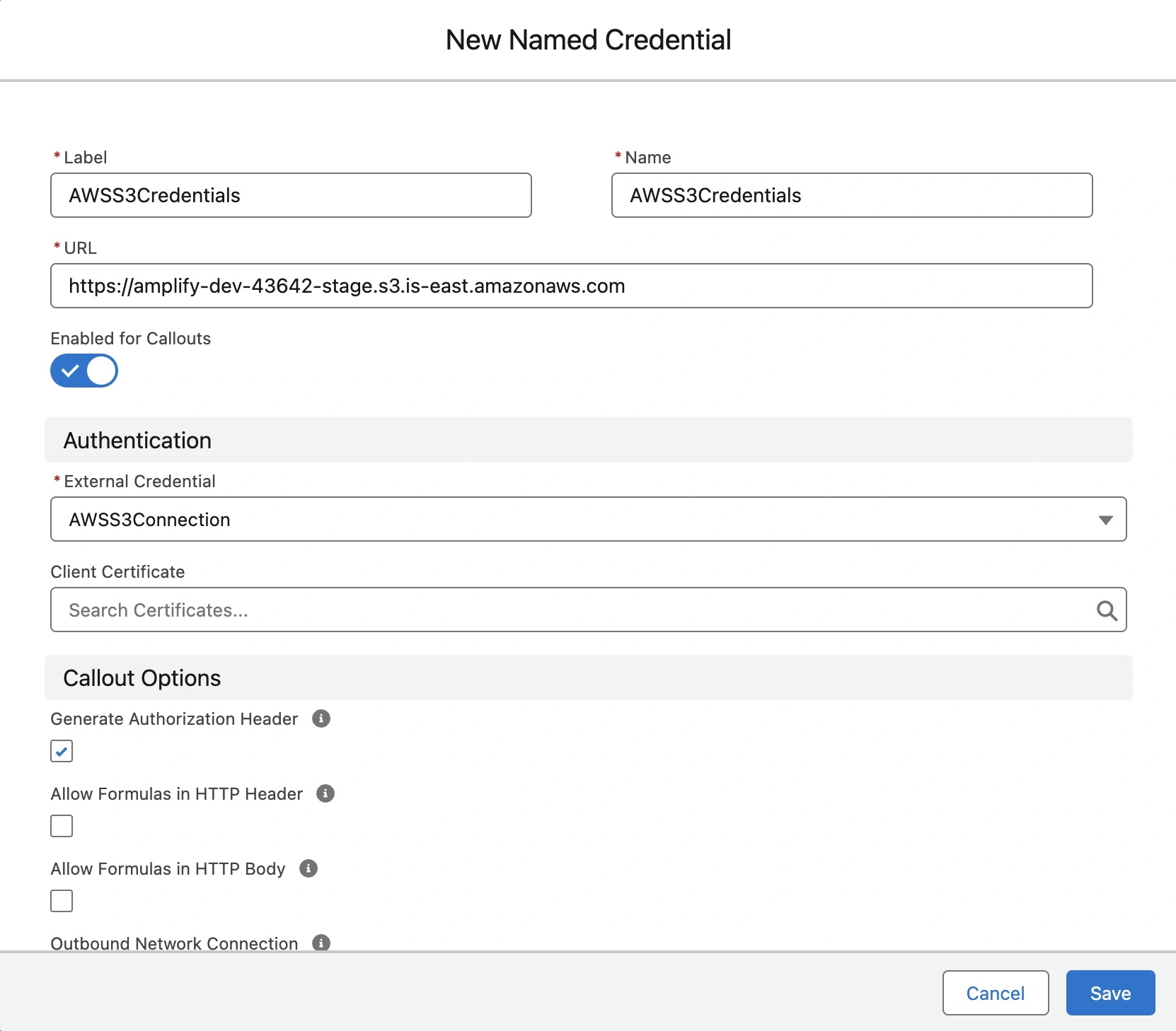 Named credentials in salesforce Named credentials in salesforce